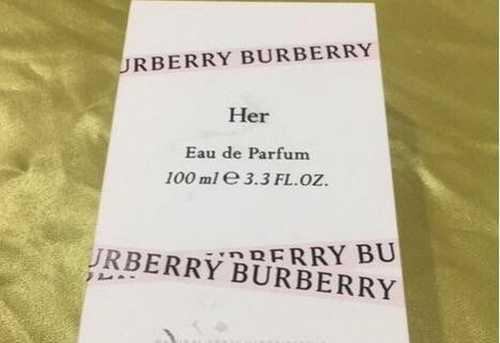 Духи Burberry Her из Европы