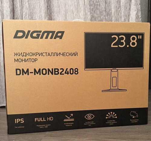 Монитор 23.8 digma DM-monb2408 75Hz 1920x1080 IPS