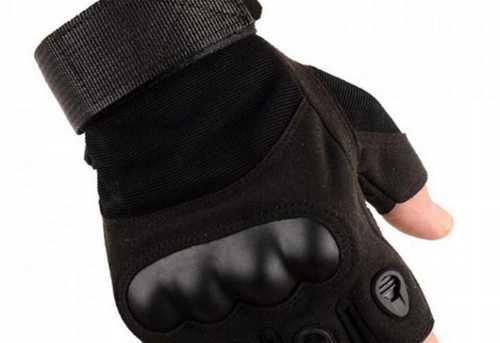 Перчатки защитные, (без пальцев, чёрные)