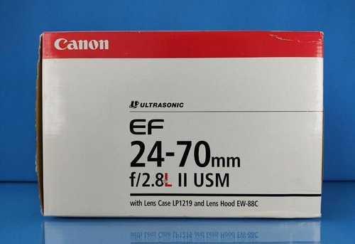 Коробка объектива Canon EF 24-70mm f/2.8L II USM