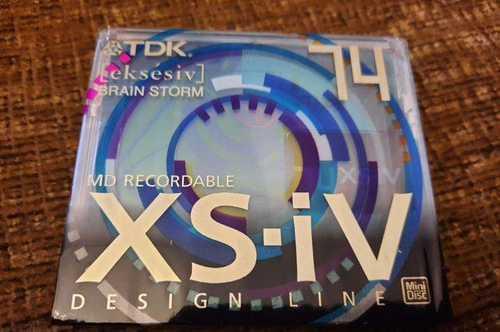 Редкие минидиски MD TDK Eksesiv XS-iV 74