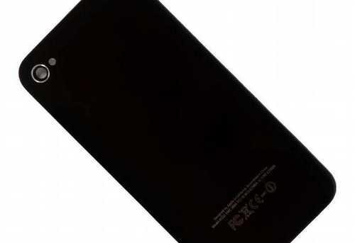 Задняя крышка (панель) для iPhone 4g черная с разб