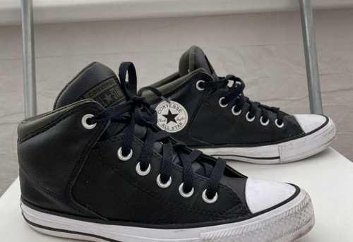 Кеды converse кожаные