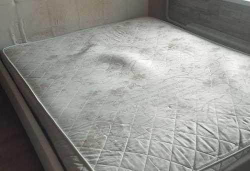 Кровать с матрасом бу 160 х200