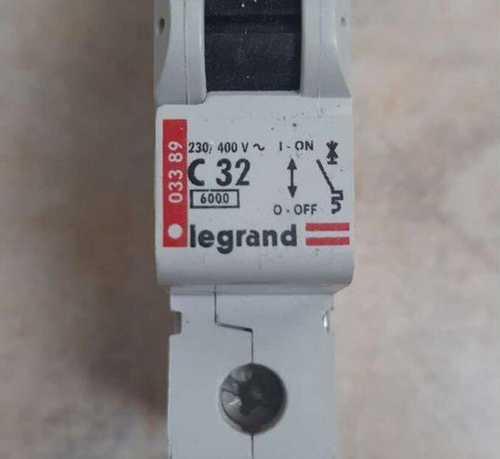 Автоматический выключатель legrand с32