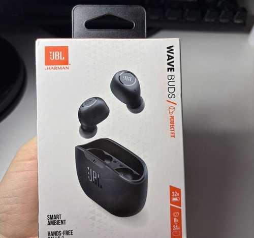 Беспроводные наушники jbl wave buds