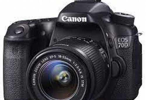 Фотоаппарат Canon 70D kit 18-55mm STM (Гарантия)