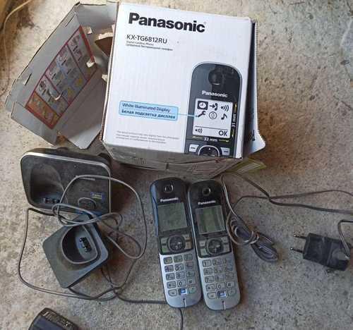 Радиотелефон panasonic kx-tg6812