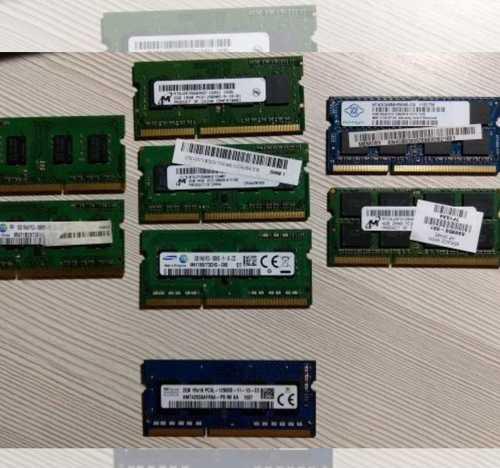 Оперативная память ddr3 для ноутбука 2gb