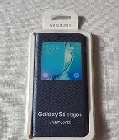 Чехол S View на Samsung S6edge+ оригинал