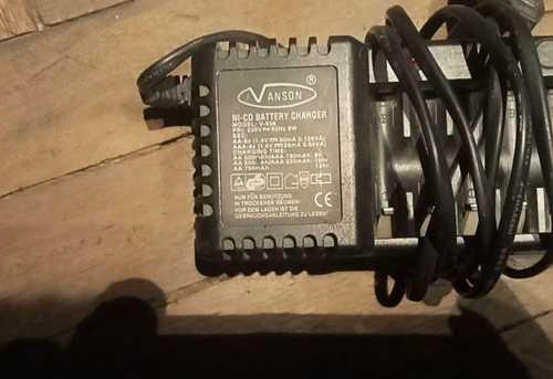 Зарядное устройство vanson для ni-cd батарей аа