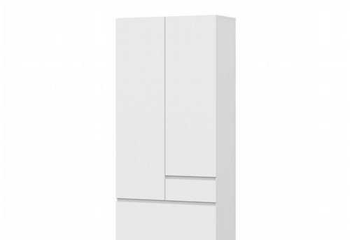 Шкаф для одежды белый распашной двухдверный 1.0м