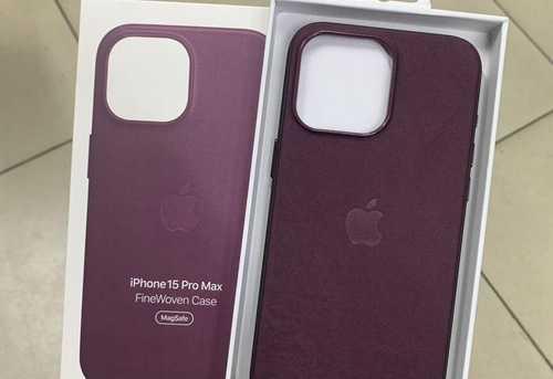 Чехол на iPhone 15 Pro Max FineWoven Case Mulberry