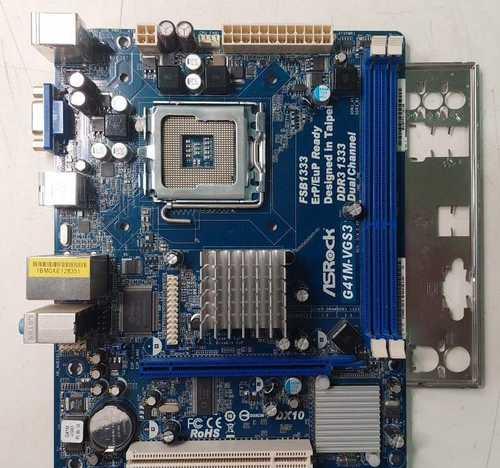 Socket LGA 775 ASRock G41M-VGS3 (2xDDR3)