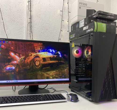 Игровой пк на i3 12100f/16Gb/GTX 1660ti 6Gb