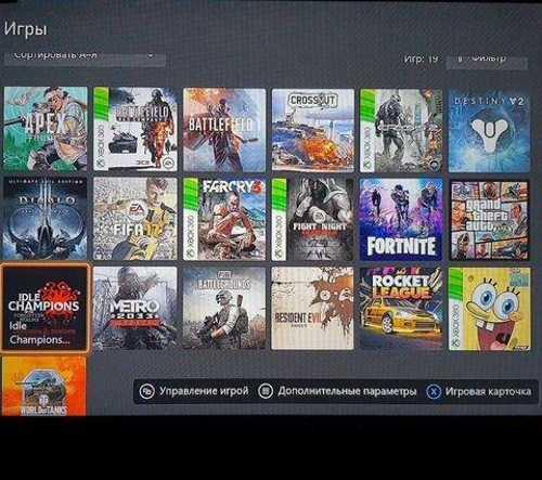 Xbox one 1 Tb + 1 геймпад + 30 игр