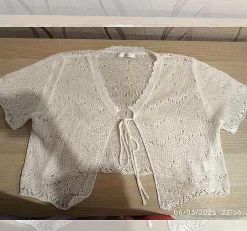 Болеро кардиган crochet oversize