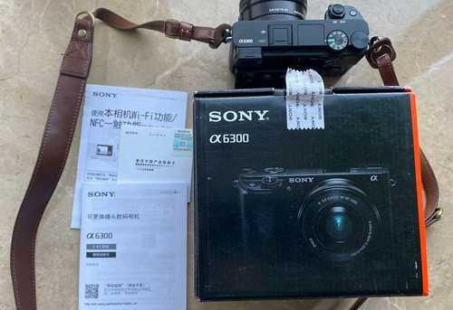 Фотоаппарат Sony Alpha a6300 Kit 16-50мм PZ черный