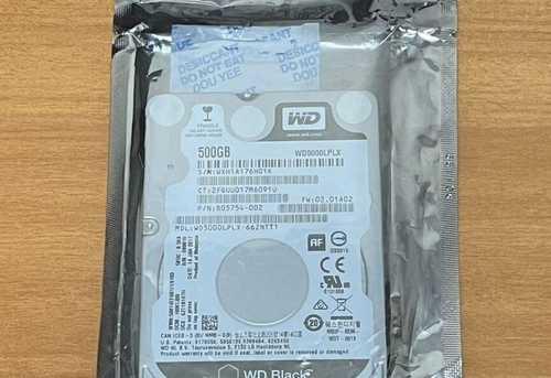 HDD 2.5" WD Black 500GB/32MB/7200rpm WD5000lplx