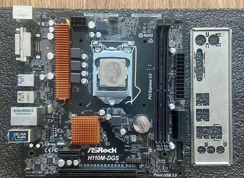 Материнская плата ASRock H110M-DGS | Festima.Ru – частные объявления