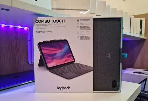Logitech Combo Touch iPad 10 Oxford Grey
