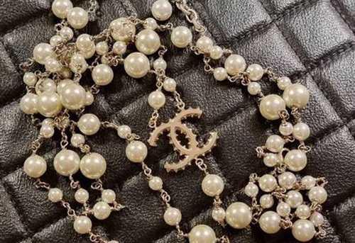 Ожерелье бусы Chanel