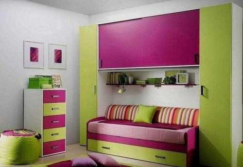 Мебель для детской кровать + шкаф