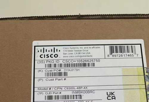 Коммутатор Cisco C9300L-48P-4X-E