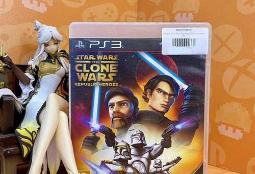 PS3 Star Wars The Clone Wars: Republic Heroes б/у