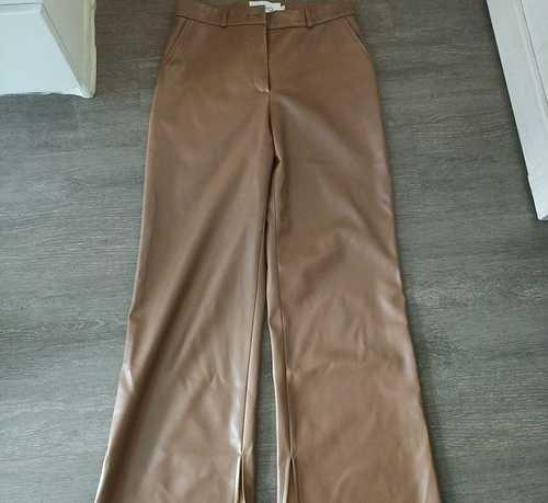 Брюки ligio из экокожи