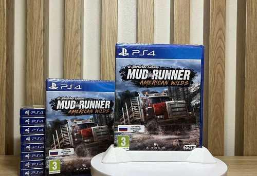 PS4 MudRunner - American Wilds Edition Русские суб