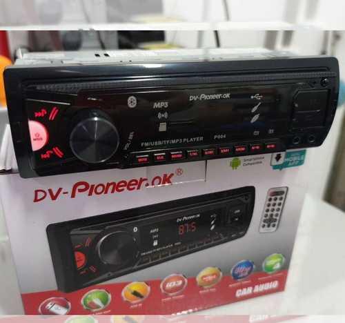 Магнитола Pioneer.ok P004, Bluetooth/USB/FM