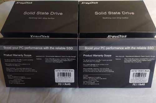 Новые SSD 120GB Xray