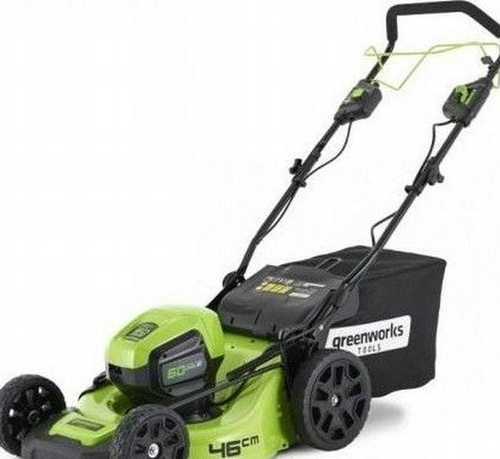 Газонокосилка аккумулят. greenworks GD60LM46SPK4