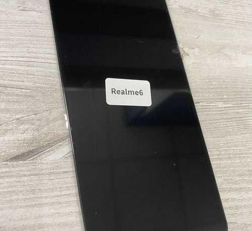 Дисплей Realme 6 / 6S в сборе с сенсором (чёрный)