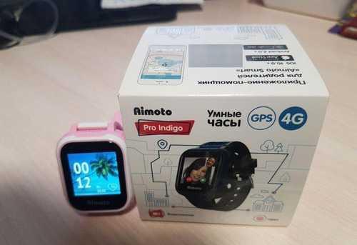 Детские смарт-часы Aimoto Indigo Pro 4G с gps