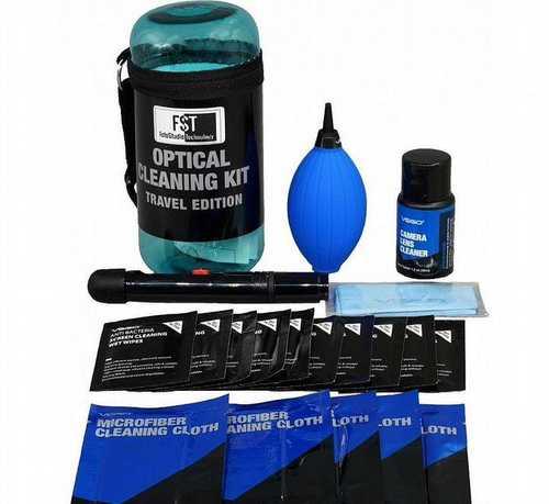 Набор vsgo travelkit-03 для чистки оптики, синий