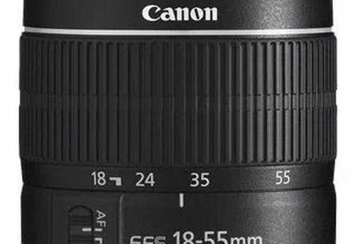 Объектив canon zoom lens ef-s 18-55mm 1 3.5-5.6 is