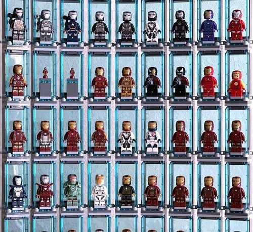 Коллекция минифигурок Lego Marvel Iron Man