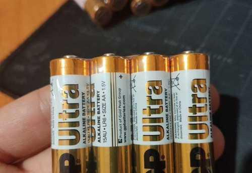 Батарейки GP Ultra пальчиковые AA LR6