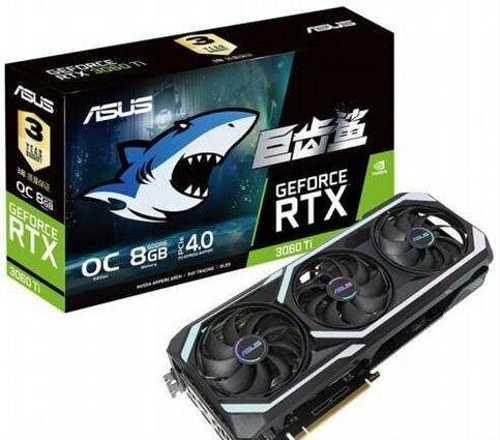 Видеокарта asus Megalodon GeForce RTX 3060 Ti 8гб