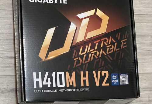 Новая плата gigabyte H410M H V2