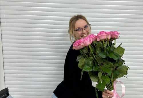 Высокие розы премиум купить с доставкой 100 см