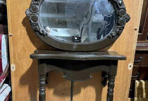 Старинная консоль с зеркалом