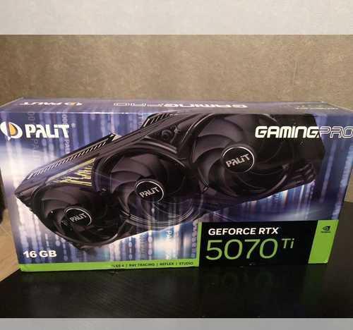 Новая Nvidia 5070Ti 16Gb Palit GamingPro гарантия