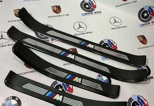 Накладки на пороги порожки BMW E39 M