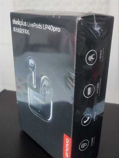Lenovo Thinkplus LivePods LP40 Pro TWS. новые