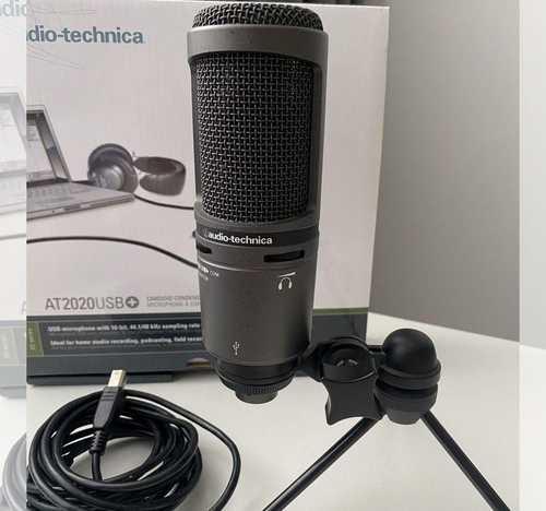 Микрофон Audio technica AT2020 usb 