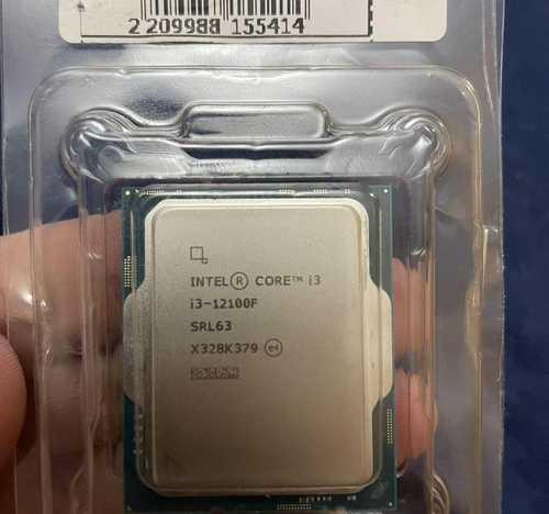 Процессор intel core i3 12100f oem