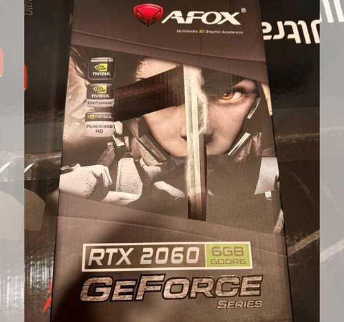 Новая afox GeForce RTX2060 6GB/гарантия/чек